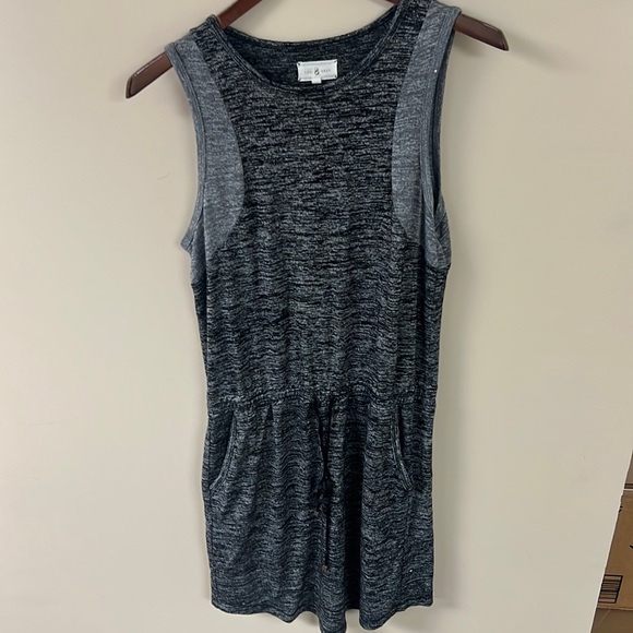 Lou & Grey | Dresses | Lou Grey Twotone Grey Black Marl Spacedye ...